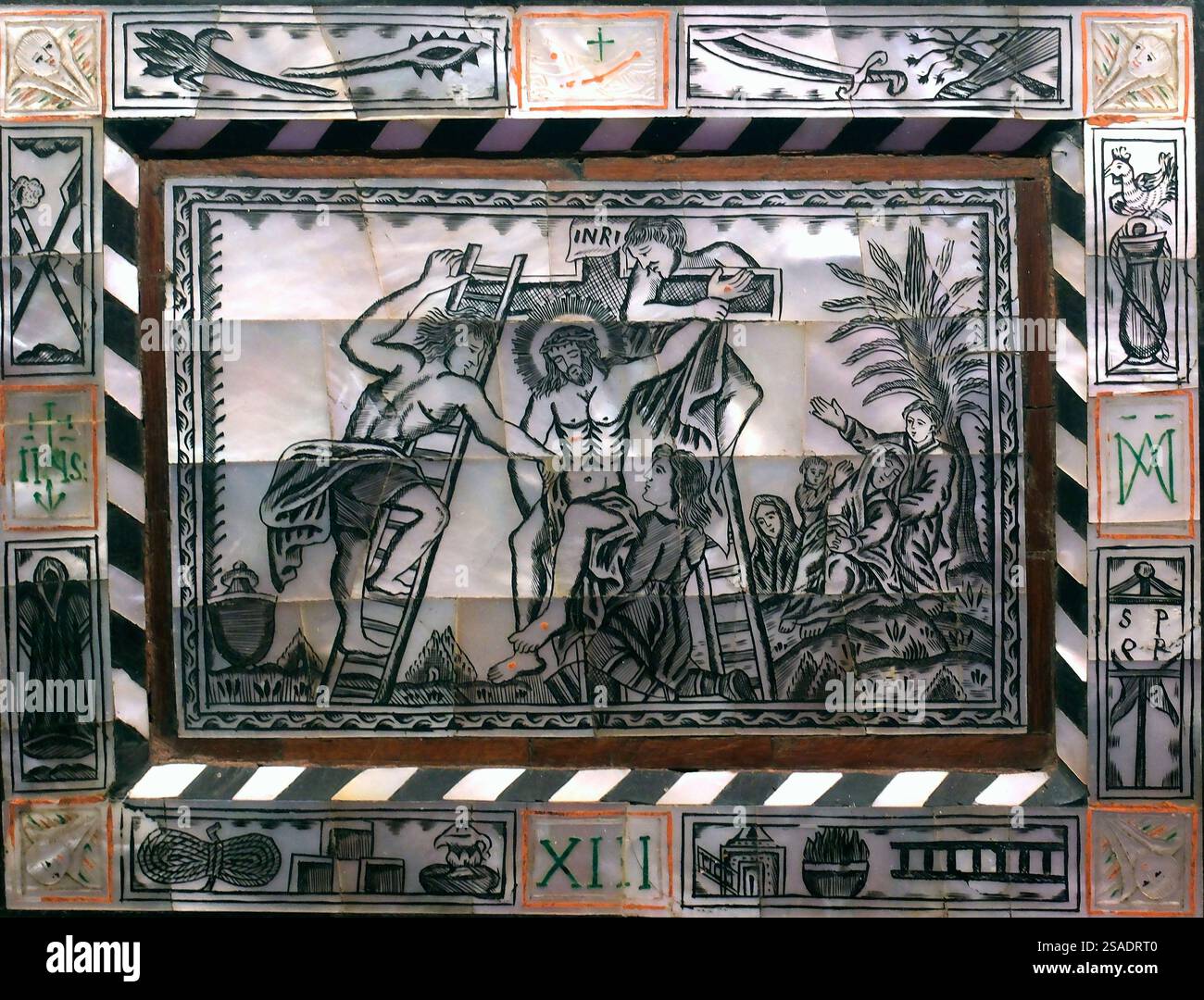 Museum of the Orient. Way of the cross. 13th Station: The body of Jesus ...