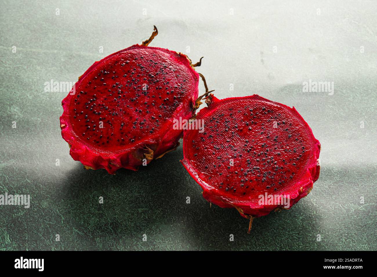 Raw sweet red dragon fruit - pitahaya Stock Photo - Alamy