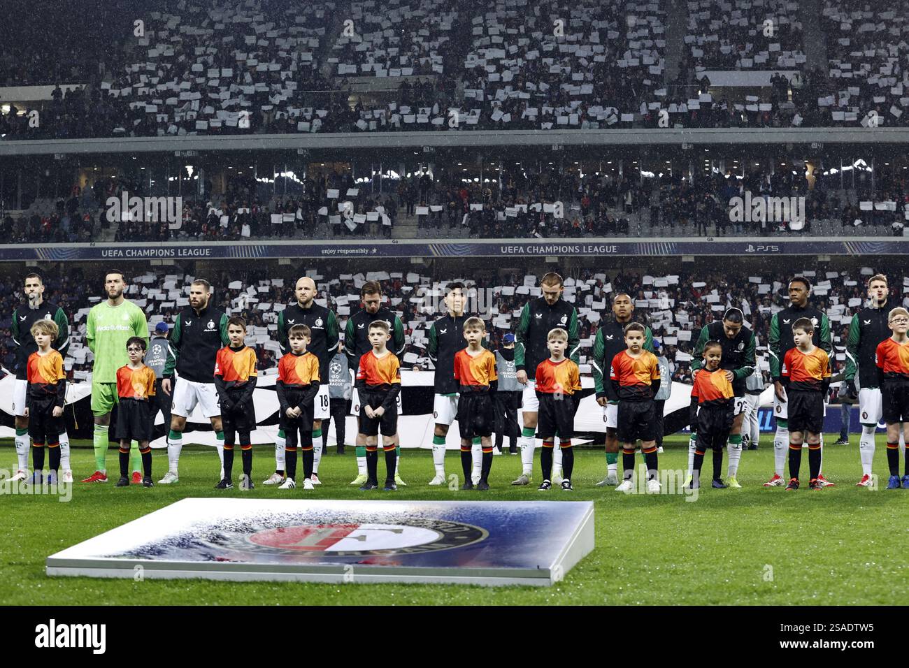 LILLE - Lineup Feyenoord during the UEFA Champions League match between ...