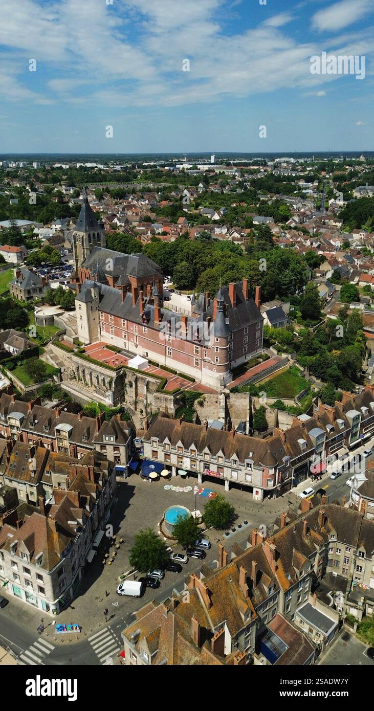 Drone photo gien france hi-res stock photography and images - Alamy