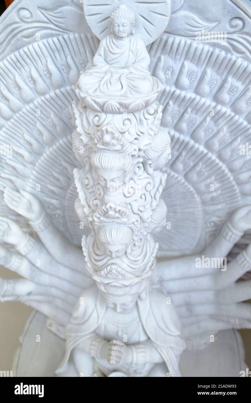 Thien Quang buddhist pagoda. Quan Am (Quanyin) bodhisattva of ...