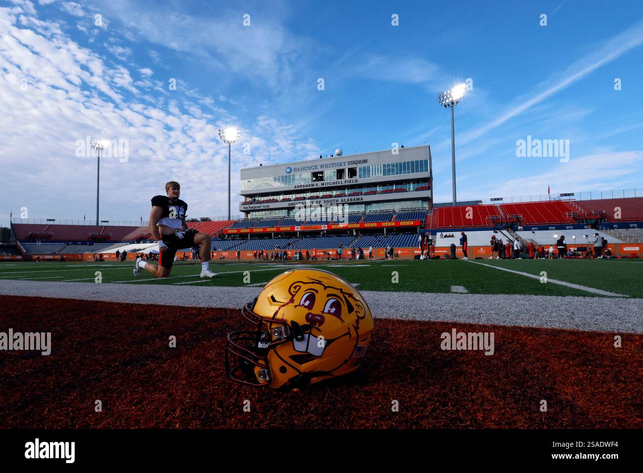 National team linebacker Cody Lindenberg of Minnesota stretches during ...