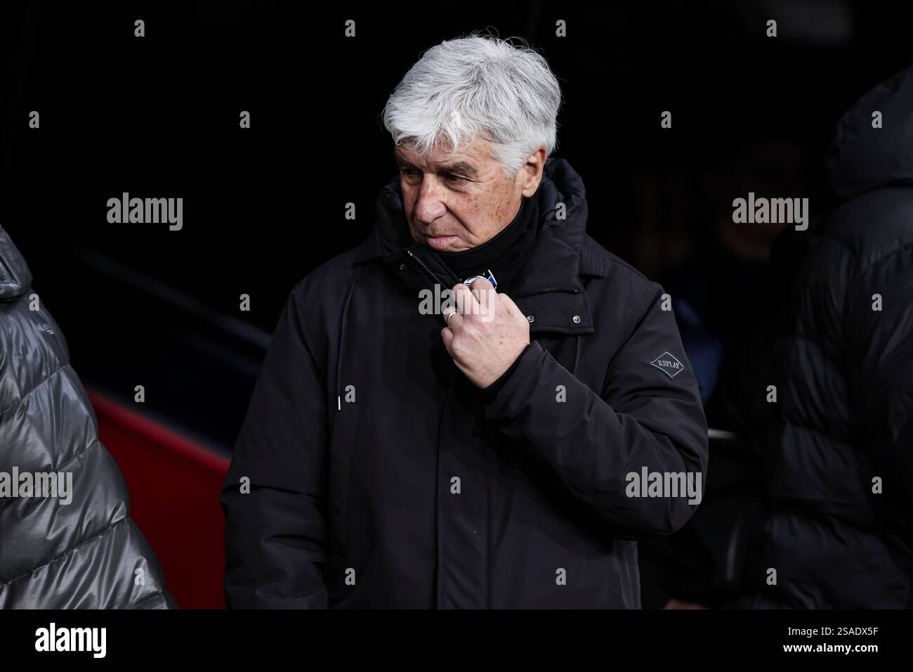 Gian Piero Gasperini, head coach of Atalanta BC looks on during the ...