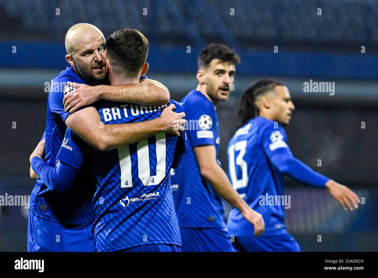 Zagreb, Croatia. 29th Jan, 2025. Martin Baturina and Josip Misic of ...