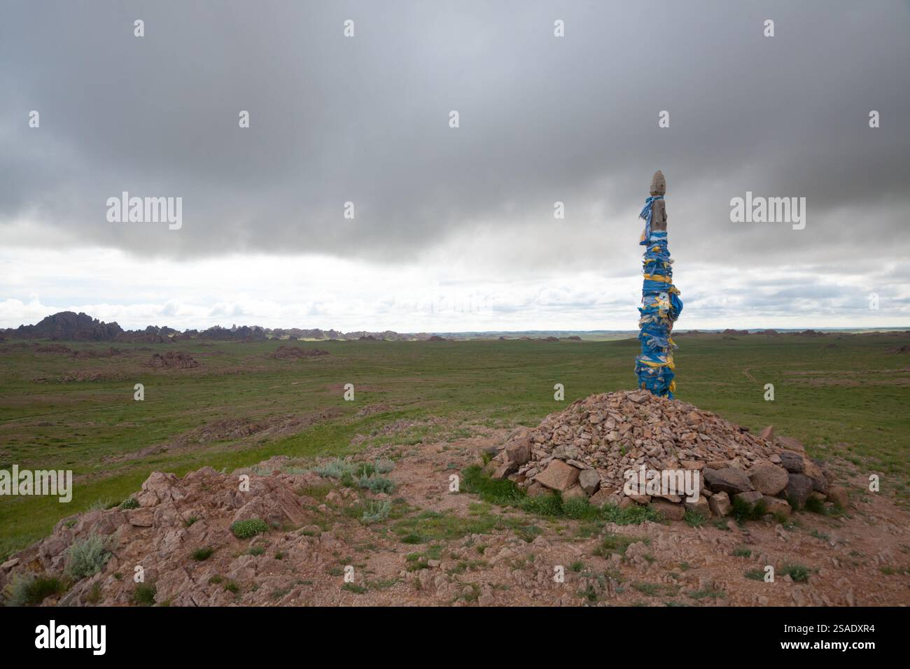 Stupa in Ikh gazriin chuluu National Park, Mongolia landmark Stock ...