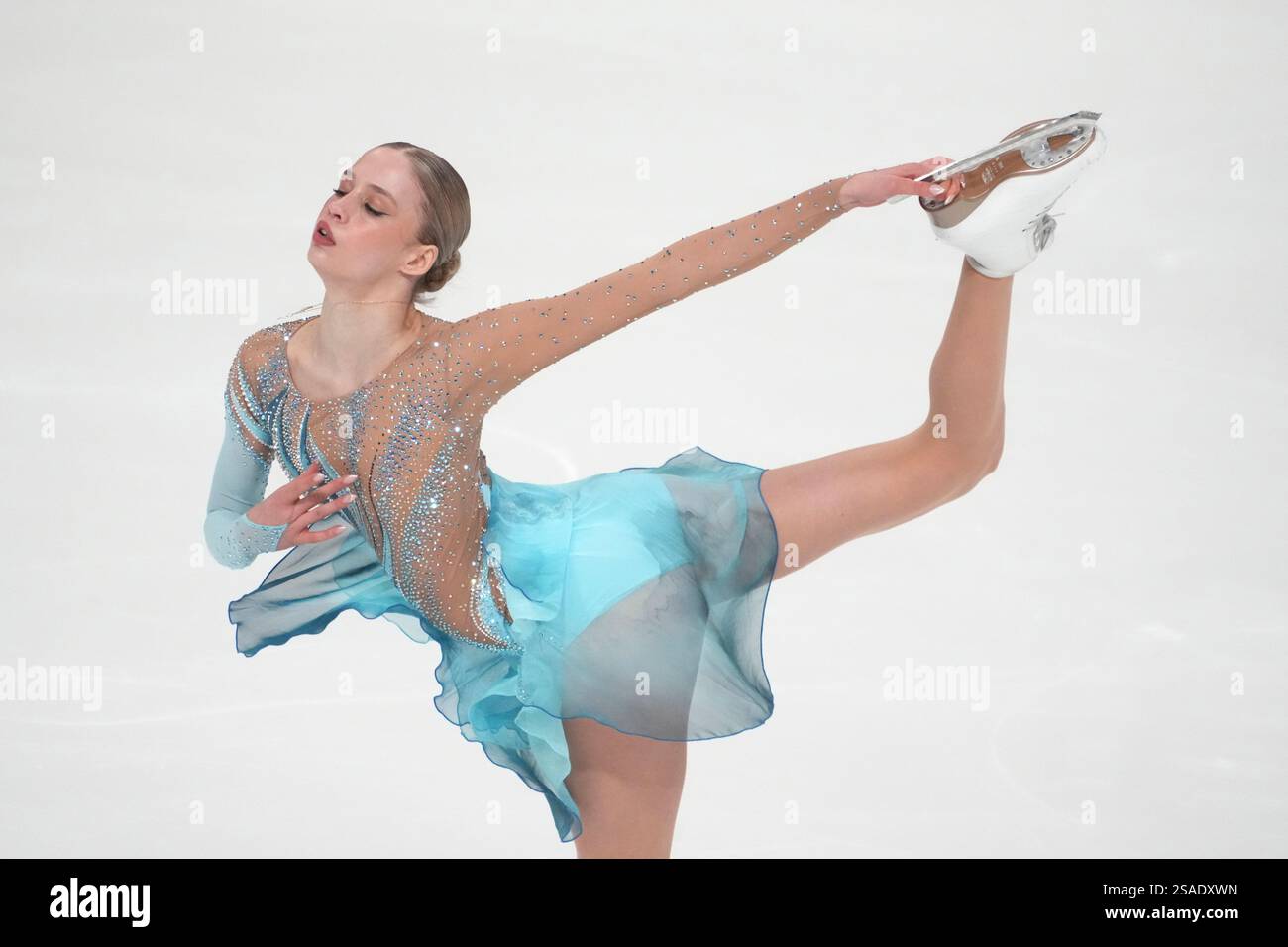 Kimmy Repond of Switzerland performs during the women's short program ...