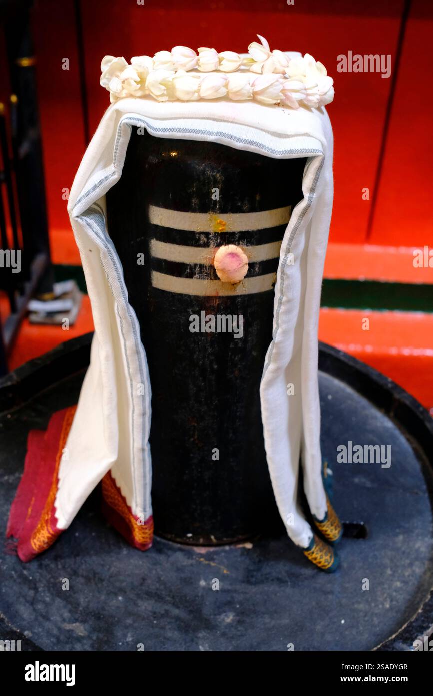 Mariamman Hindu Temple. Lingam, is an abstract or aniconic ...