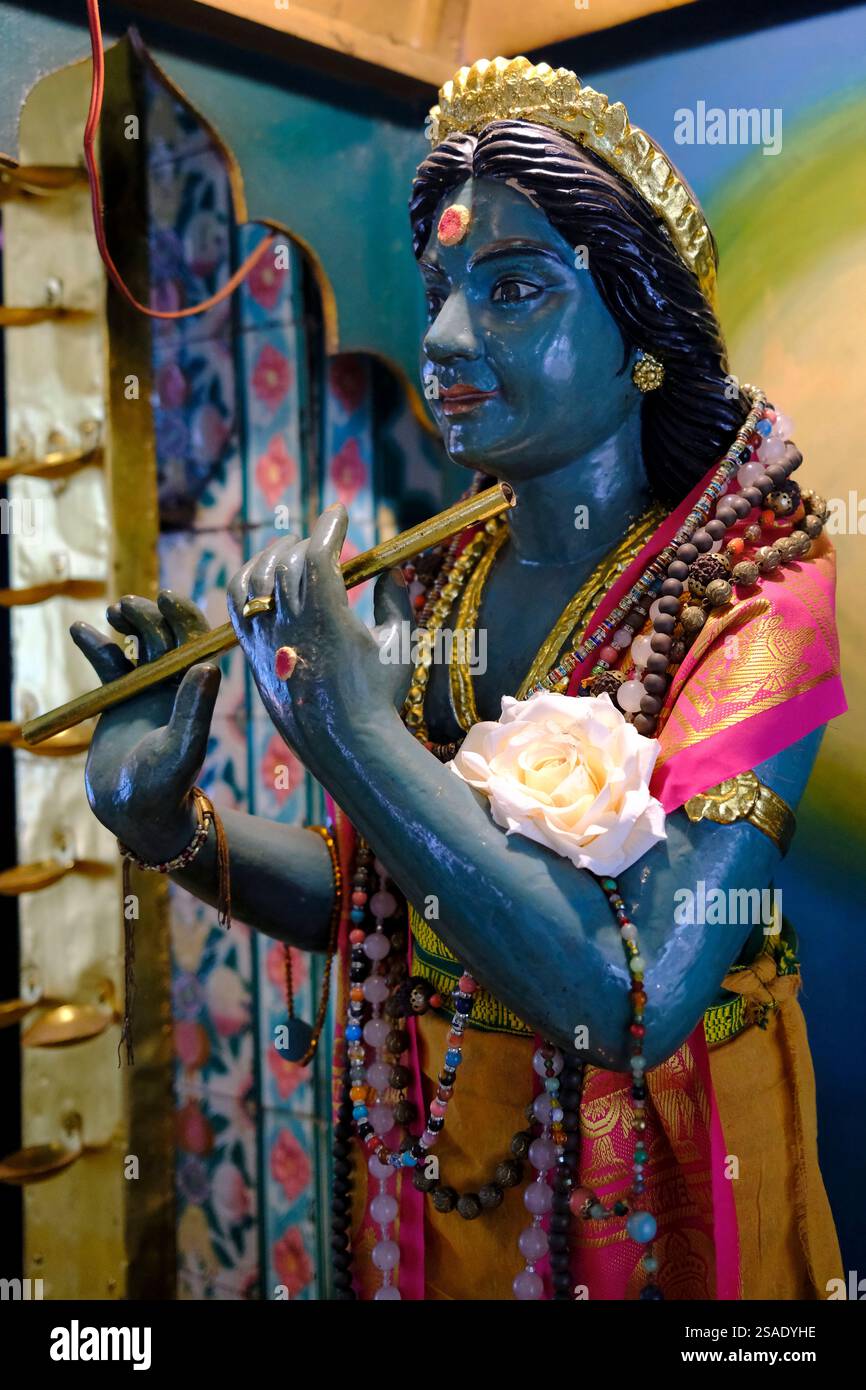Shiva hindu temple. Krishna. Hindu God. Ho Chi Minh City. Vietnam Stock ...