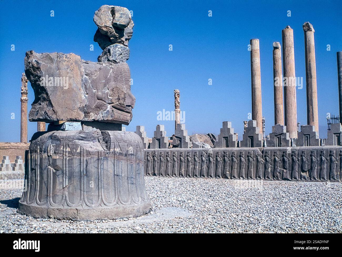 The image is of the UNESCO World Heritage Site of the ancient Persian ...