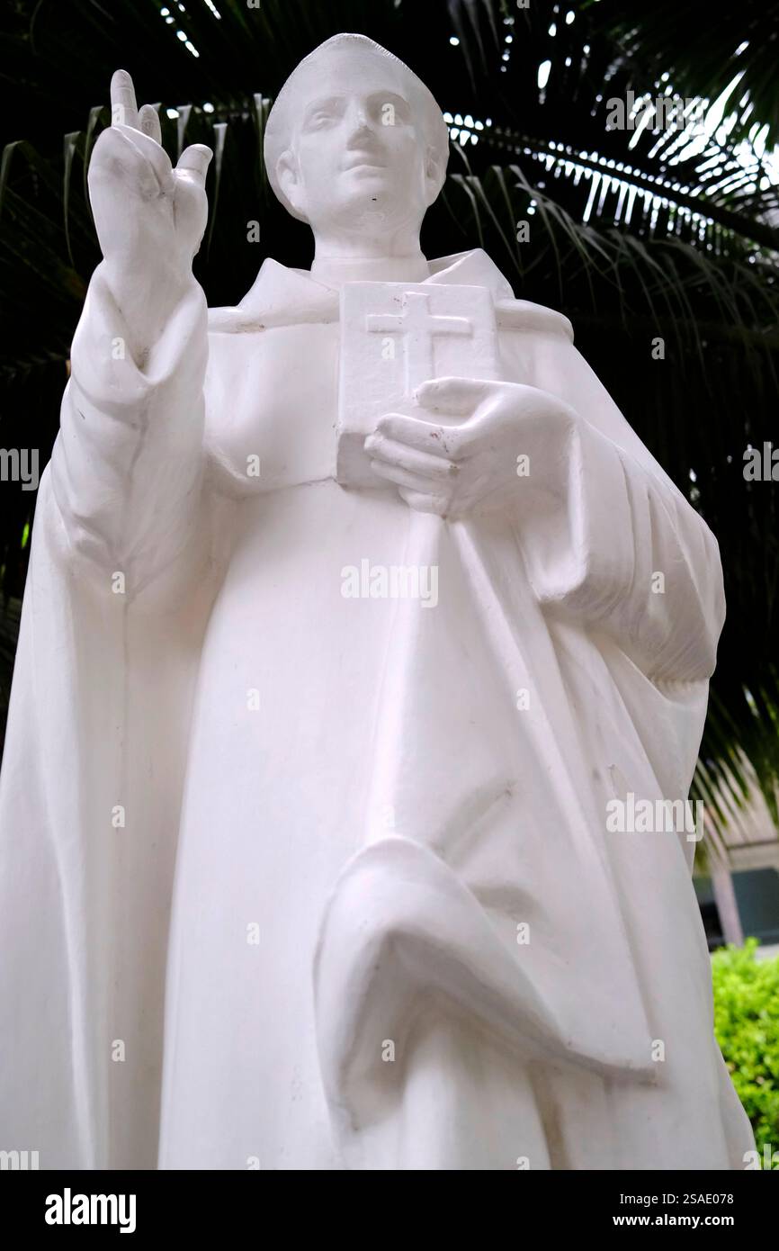 Tan Hoa Church. Saint Dominic. Statue. Ho Chi Minh City. Vietnam Stock ...