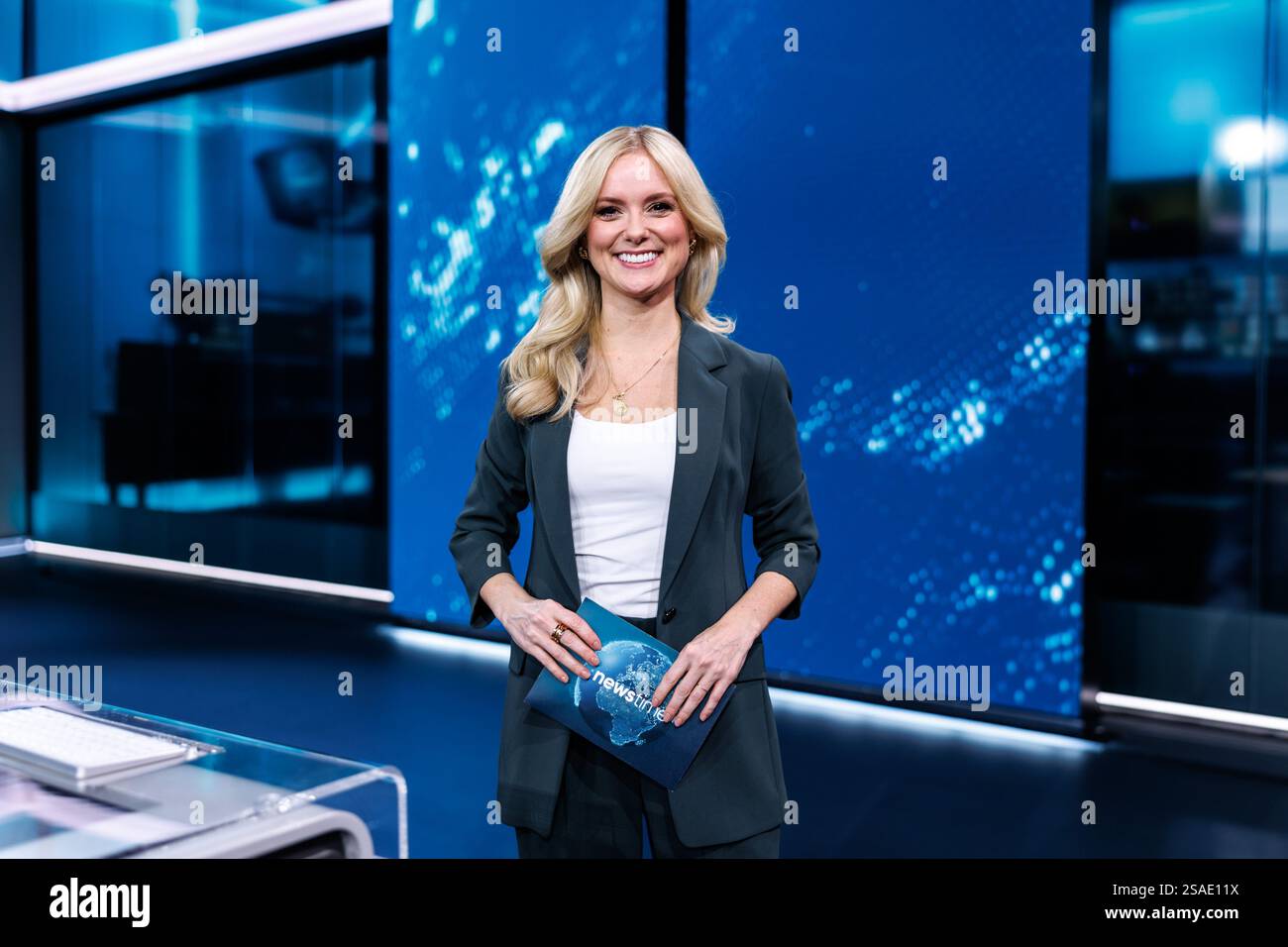 29 January 2025, Bavaria, Unterföhring: Angela van Brakel, newstime ...