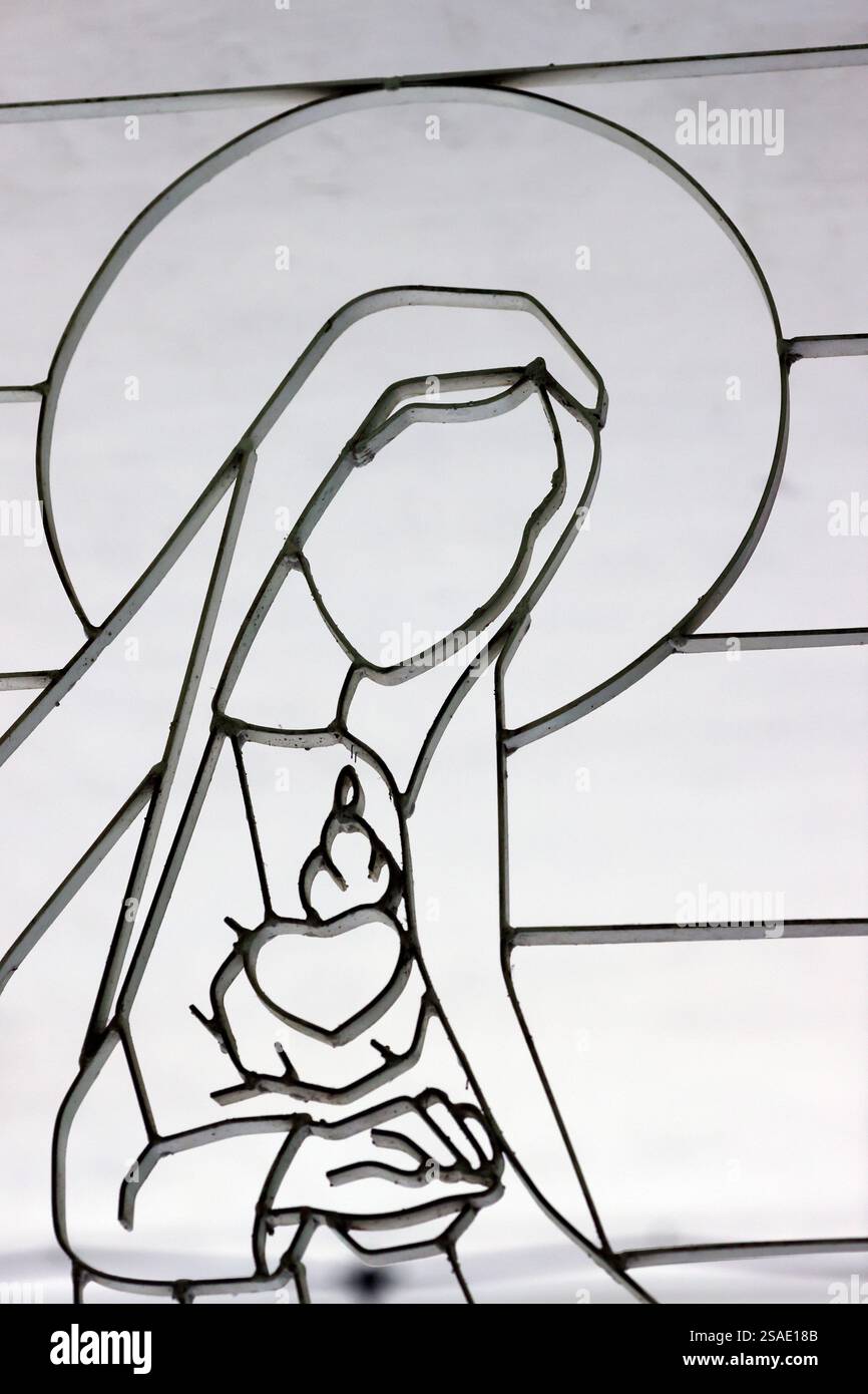 The Redeemer Church (or Notre Dame Cathedral). Virgin Mary. Wrought ...