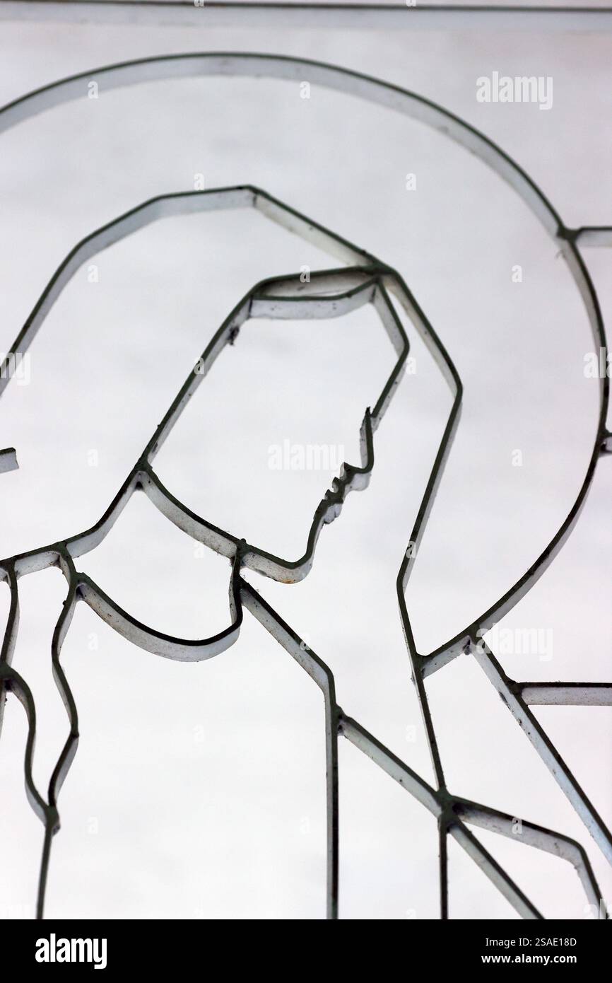 The Redeemer Church (or Notre Dame Cathedral). Virgin Mary. Wrought ...