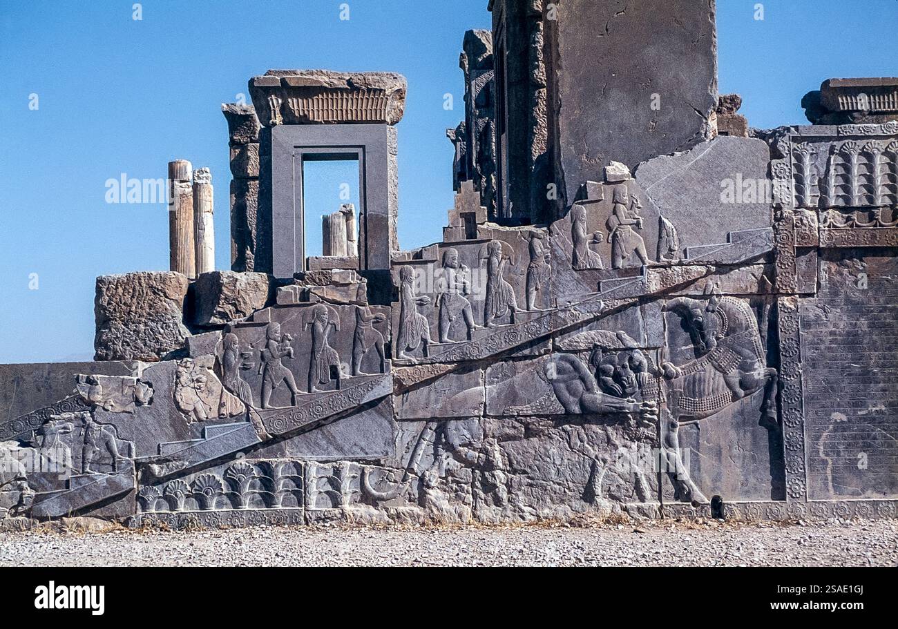 The image is of the UNESCO World Heritage Site of the ancient Persian ...