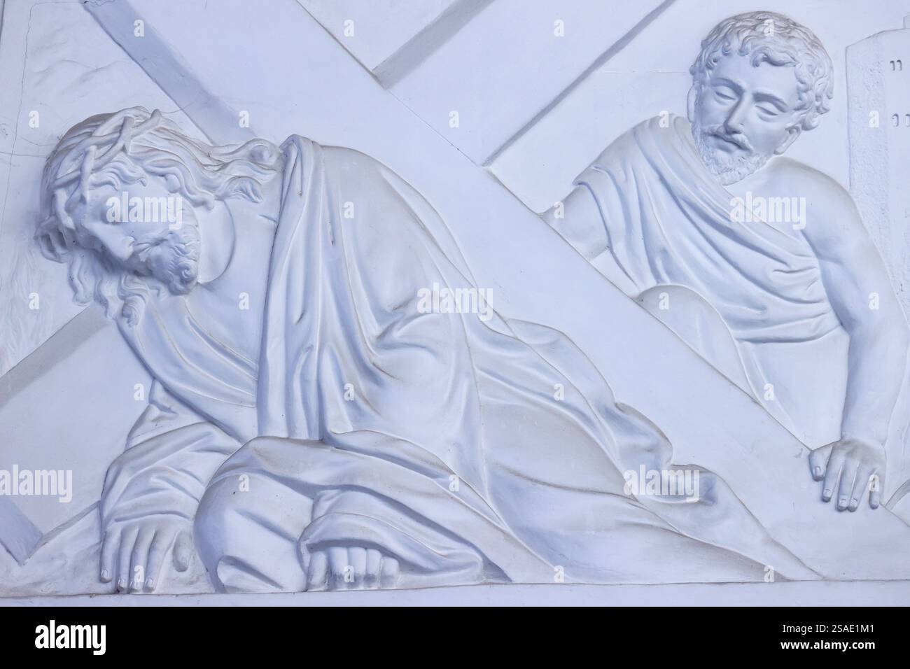 Jesus falls the second time hi-res stock photography and images - Alamy