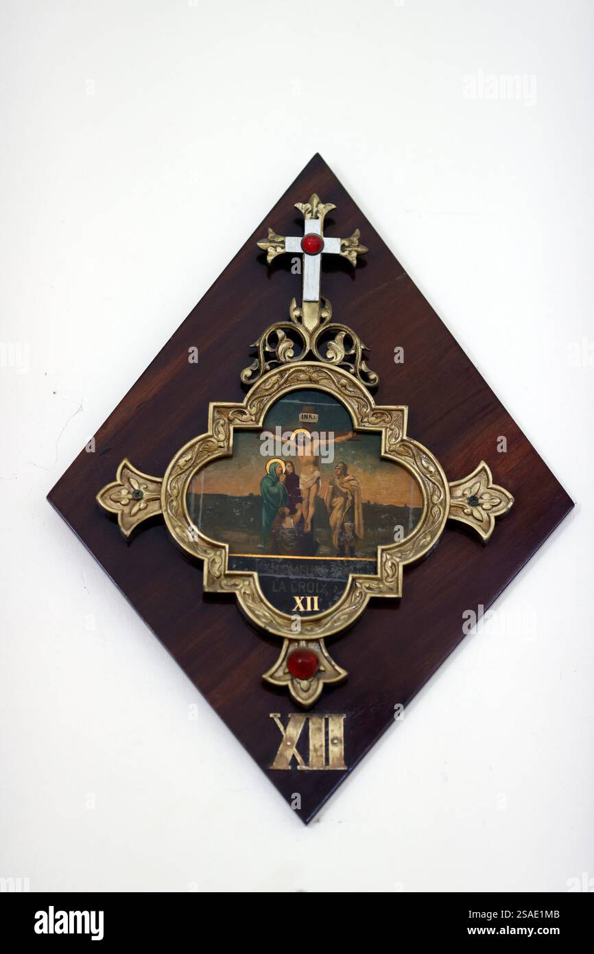 St Francis Xavier, catholic church. Way of the cross. 12th Station ...