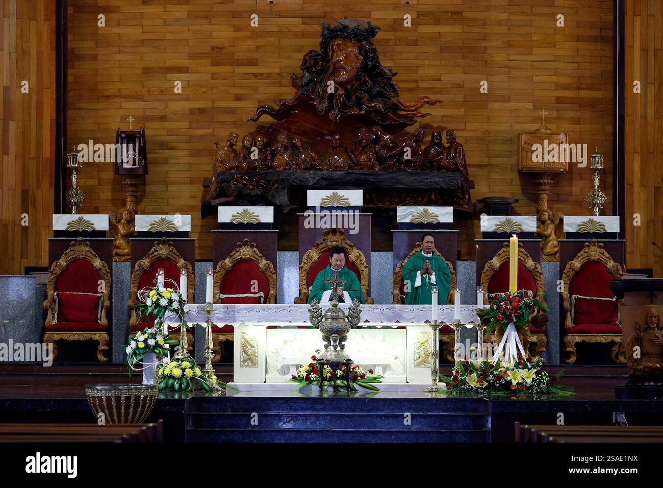 Tac Say Church, also known as Father Diep Church. Francis Xavier Truong ...