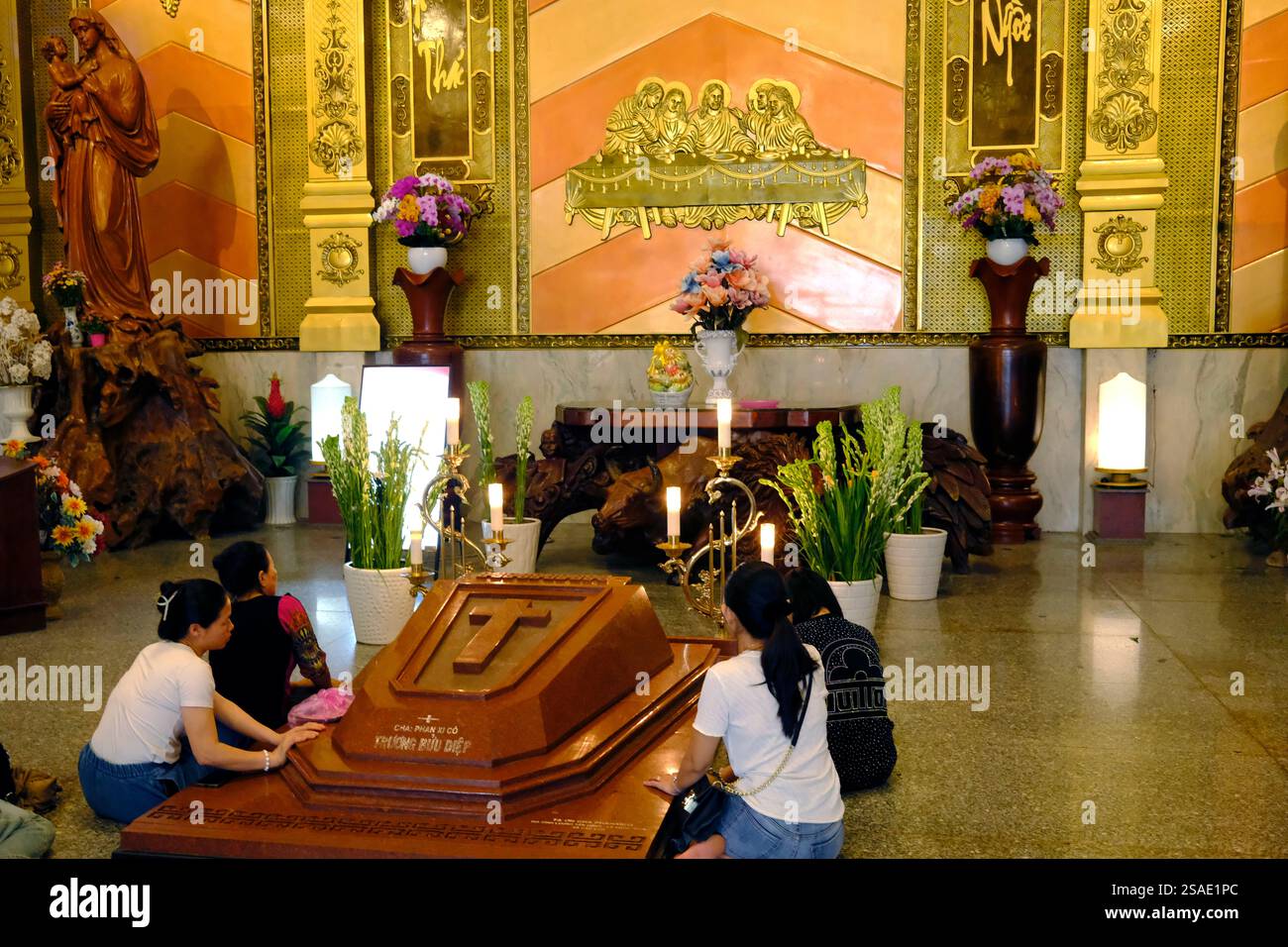 Tac Say Church, also known as Father Diep Church. Francis Xavier Truong ...