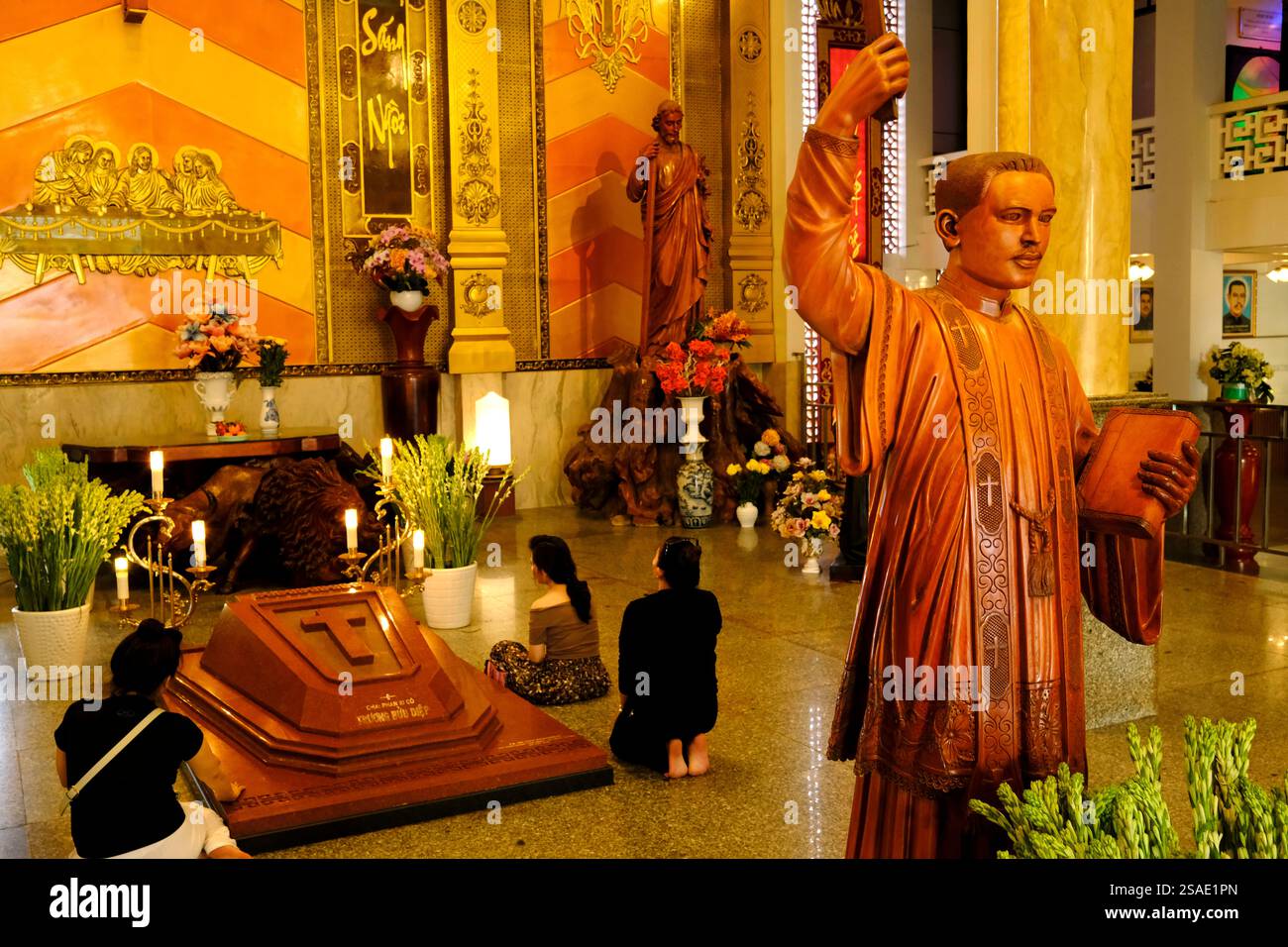 Tac Say Church, also known as Father Diep Church. Francis Xavier Truong ...