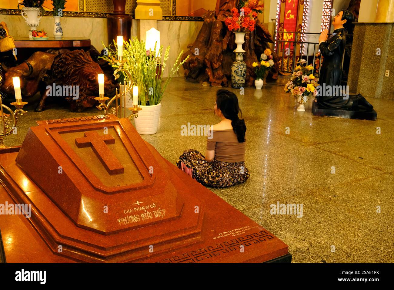 Tac Say Church, also known as Father Diep Church. Francis Xavier Truong ...