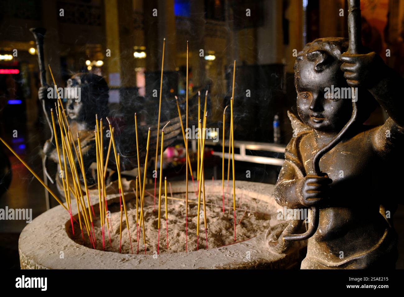 Tac Say Church, also known as Father Diep Church. Believer praying ...