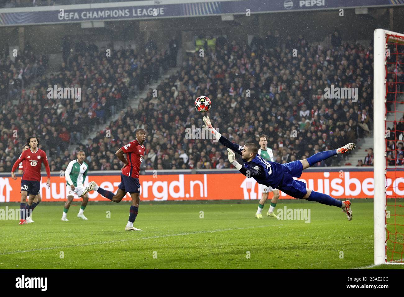 LILLE - Lille OSC goalkeeper Lucas Chevalier during the UEFA Champions ...