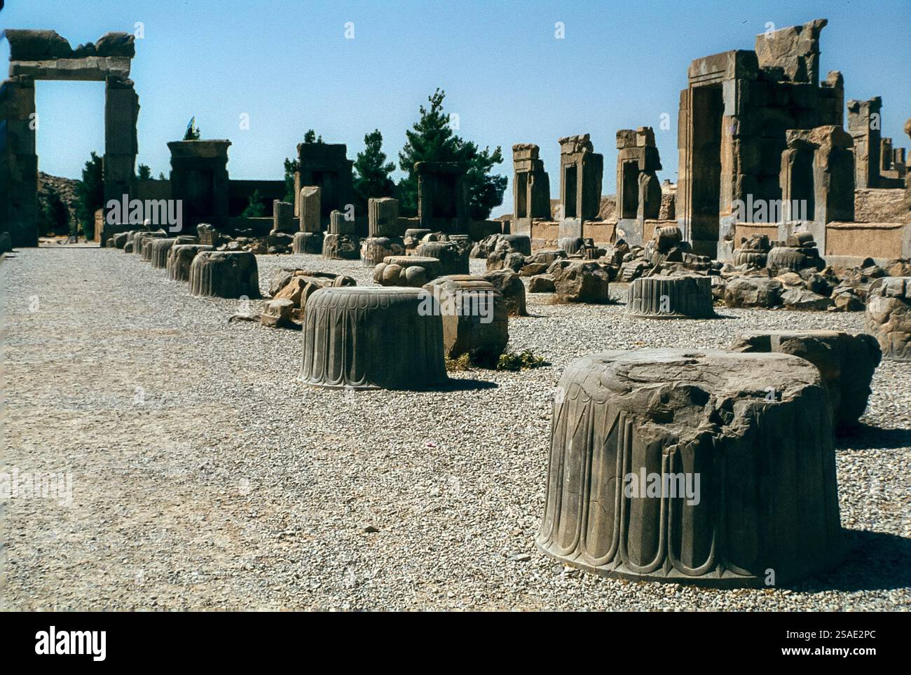 The image is of the UNESCO World Heritage Site of the ancient Persian ...