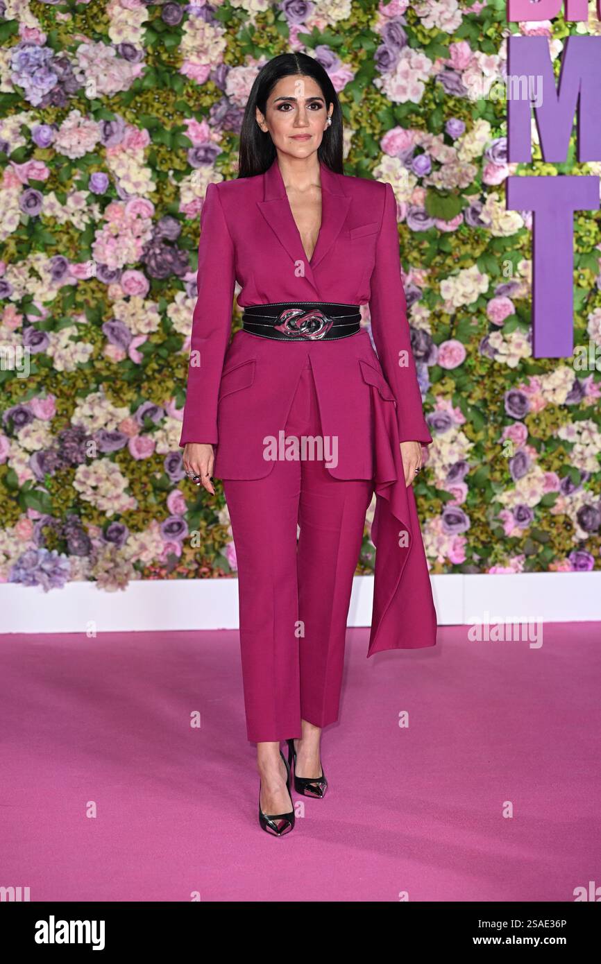 London, UK. January 29th, 2025. Leila Farzad arriving at the World ...