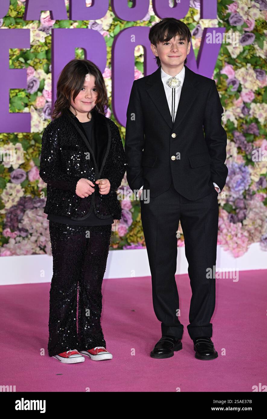 London, UK. January 29th, 2025. Mila Janković and Casper Knopf arriving ...