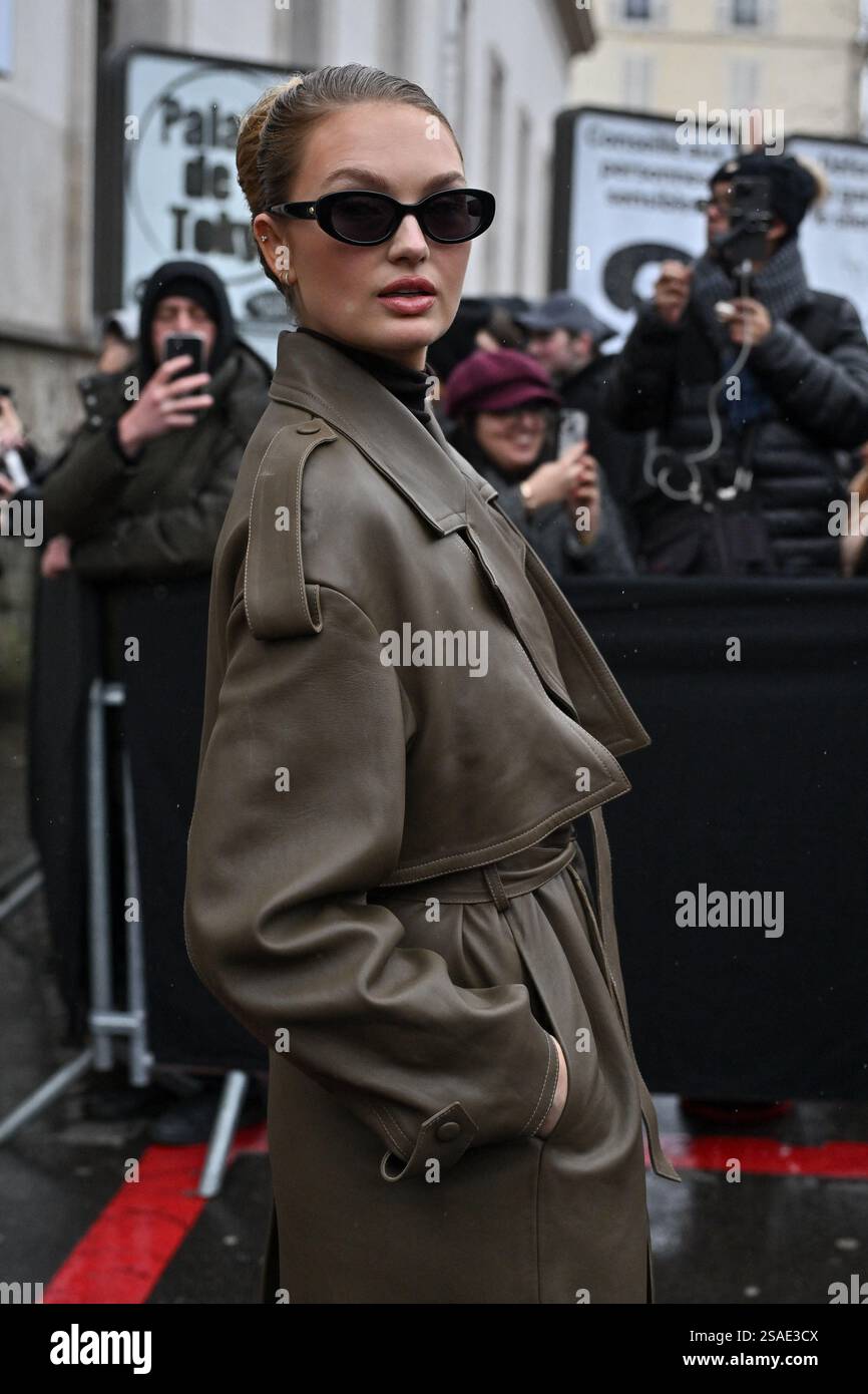 Paris, France. 29th Jan, 2025. Romee Strijd at Elie Saab show during ...