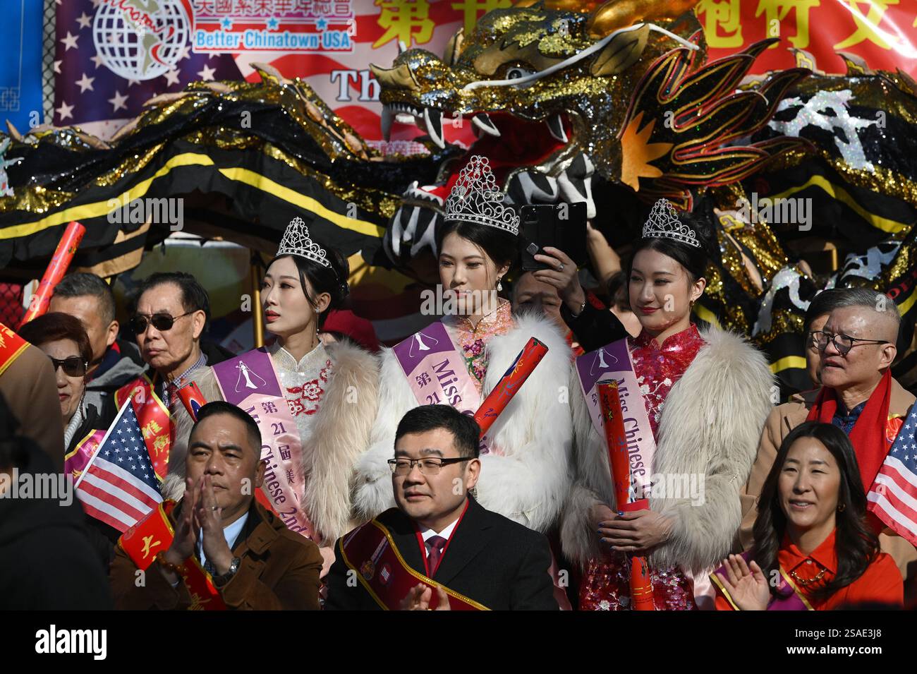 New York, USA. 29th Jan, 2025. Celebrating the 'Year of the Snake ...