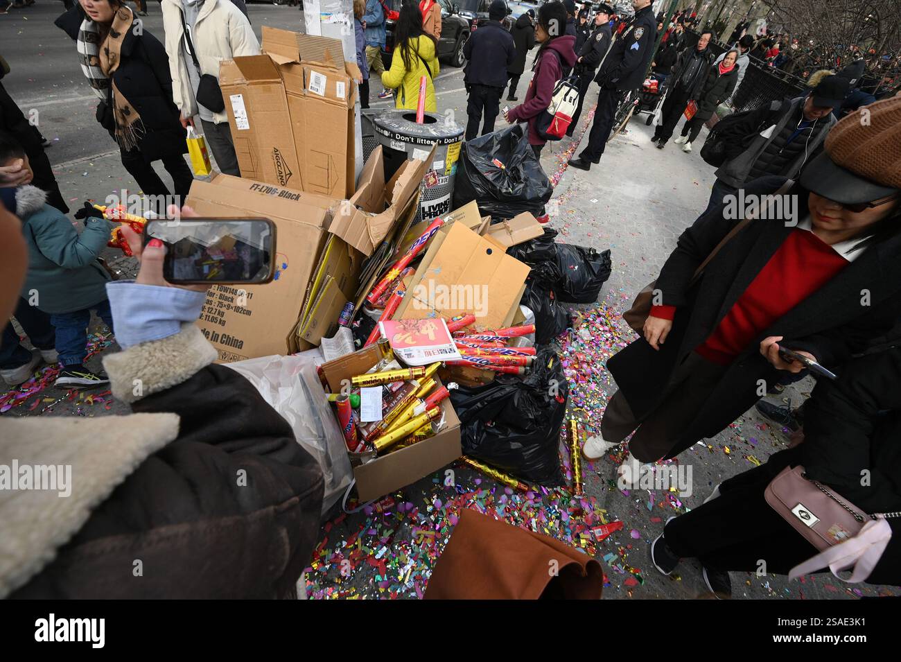 New York, USA. 29th Jan, 2025. Celebrating the 'Year of the Snake ...
