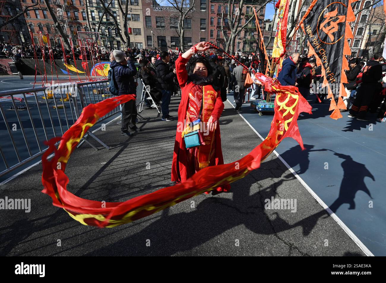 Celebrating the 'Year of the Snake', people attend the 27th New Year ...