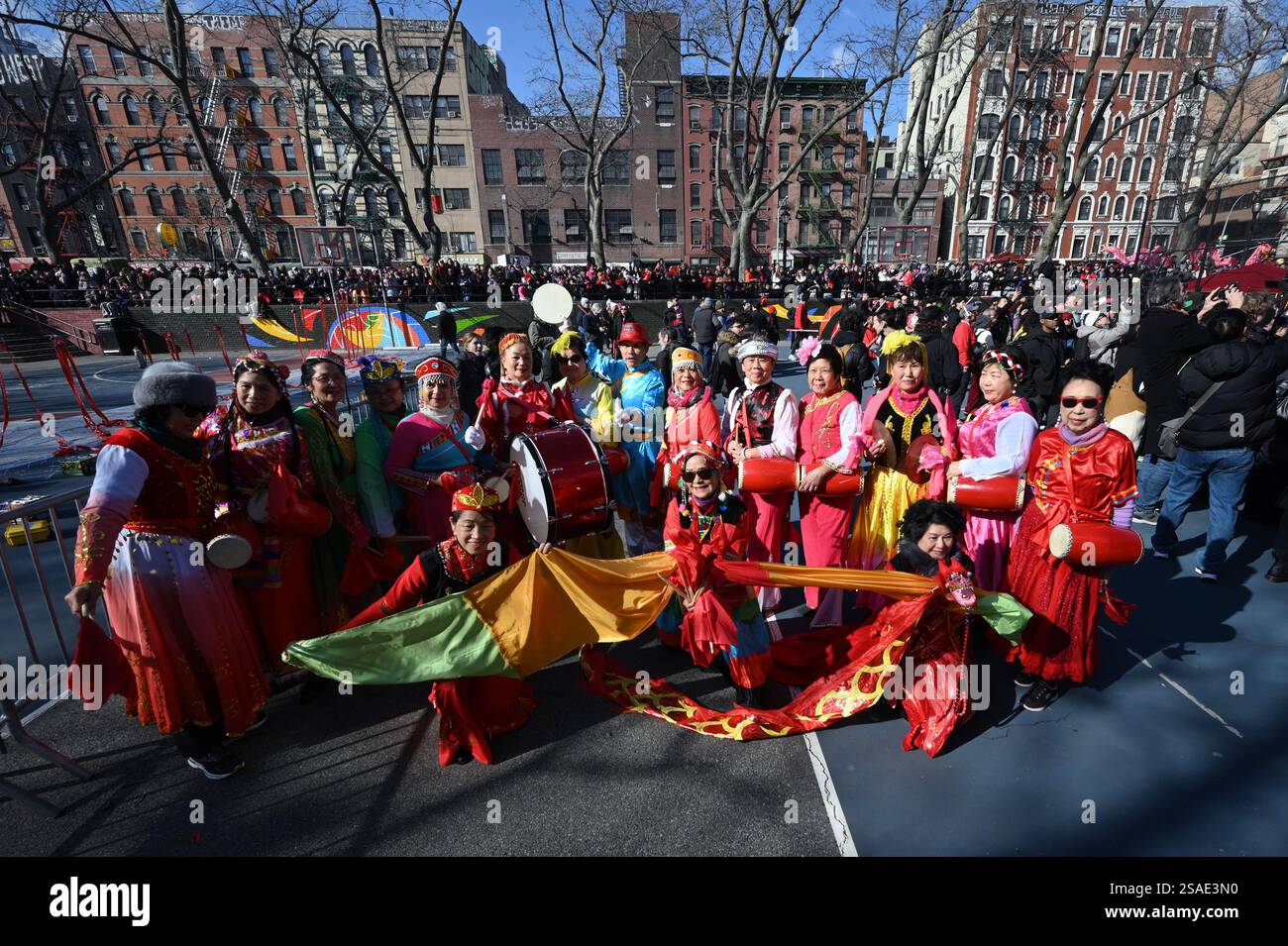 New York, USA. 29th Jan, 2025. Celebrating the 'Year of the Snake ...