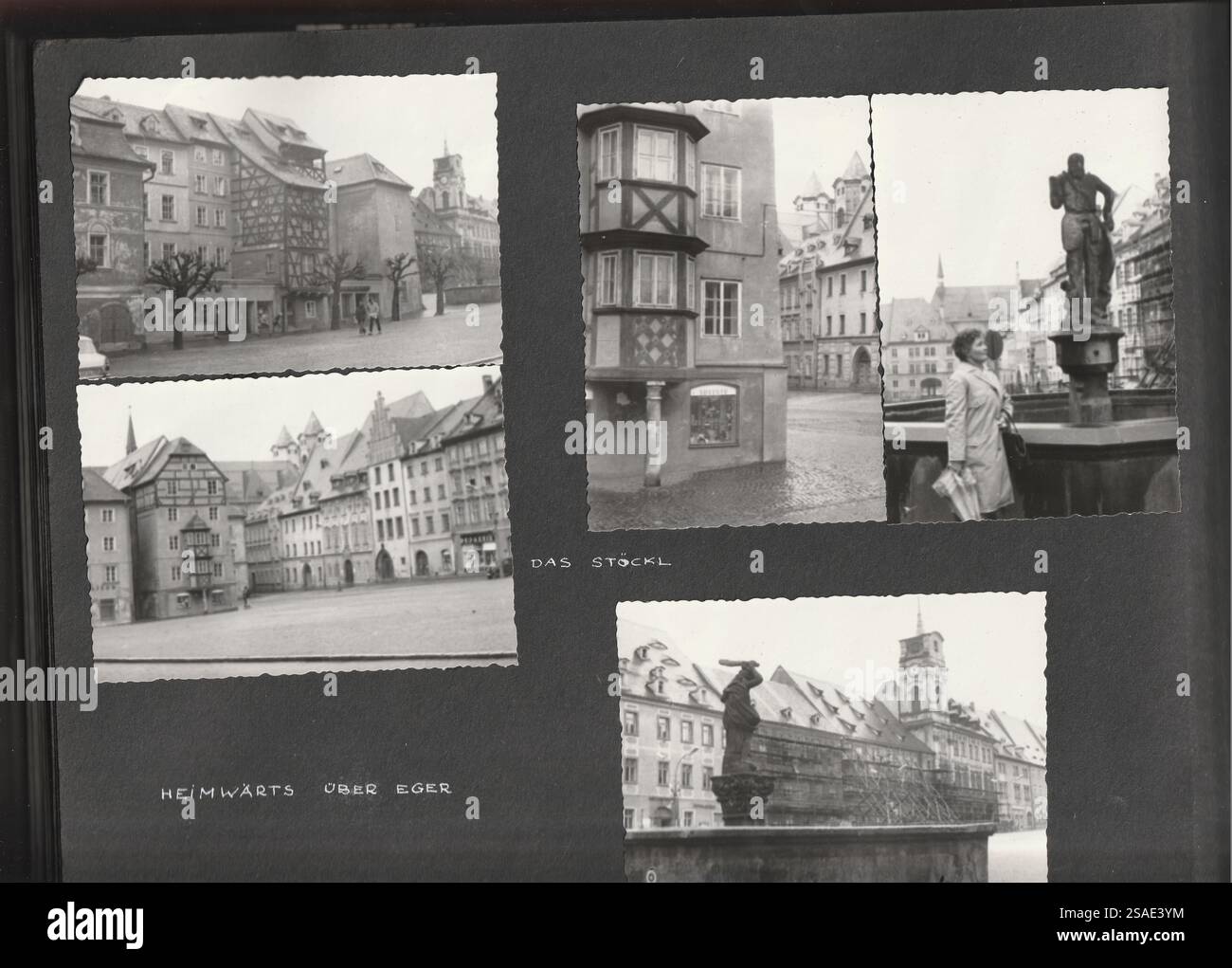 Historic European Town – Markt Square and Architecture in Eger / Cheb ...