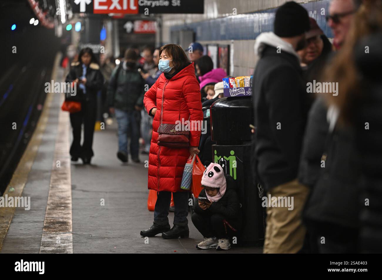 New York, USA. 29th Jan, 2025. Celebrating the 'Year of the Snake', a ...