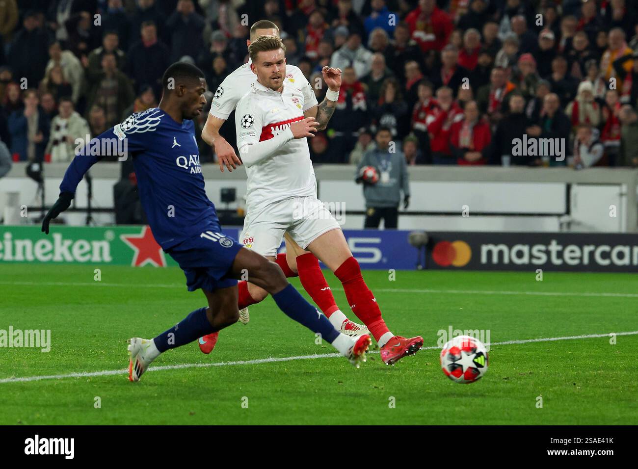 Stuttgart, Deutschland. 29th Jan, 2025. Stuttgart 29. January 2025 Uefa Champions League phase ...