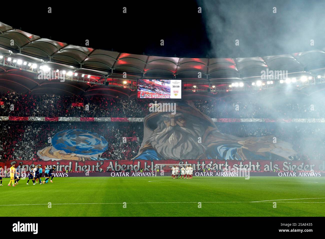 Choreo, Choreographie, Fanaktion VfB Stuttgart Cannstatter Kurve VfB ...