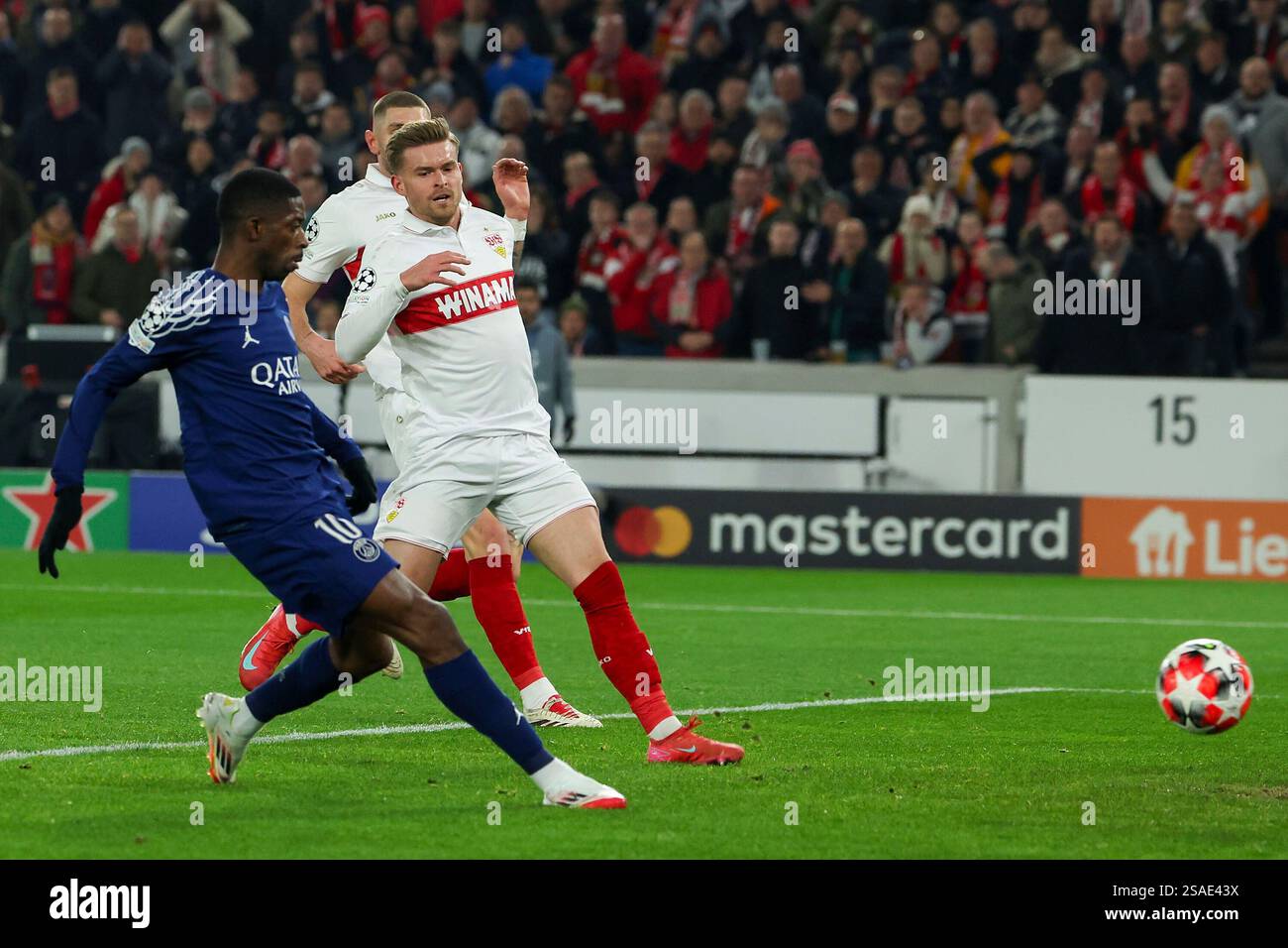 Stuttgart, Deutschland. 29th Jan, 2025. Stuttgart 29. January 2025 Uefa Champions League phase ...