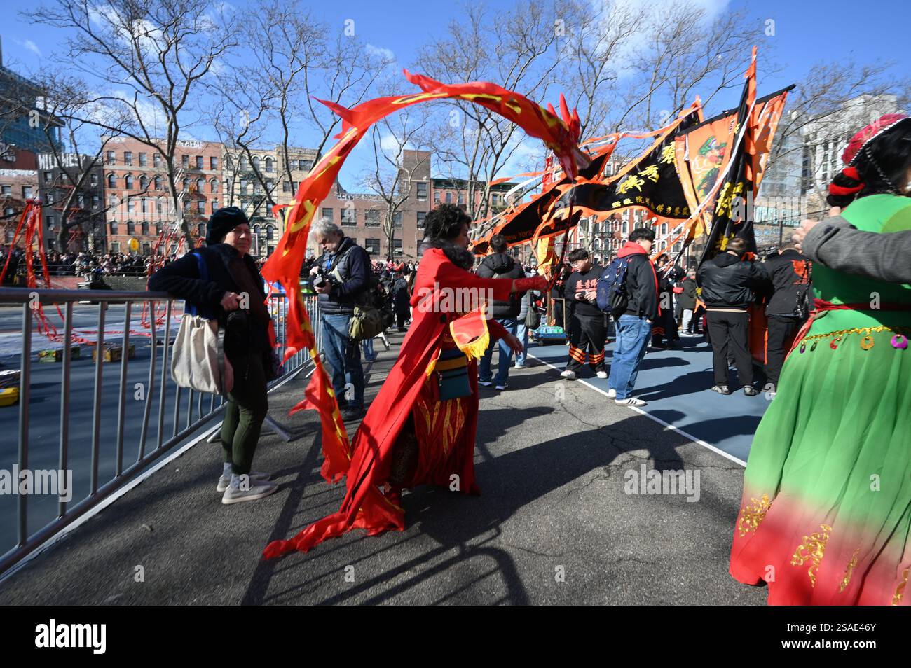 New York, USA. 29th Jan, 2025. Celebrating the 'Year of the Snake ...