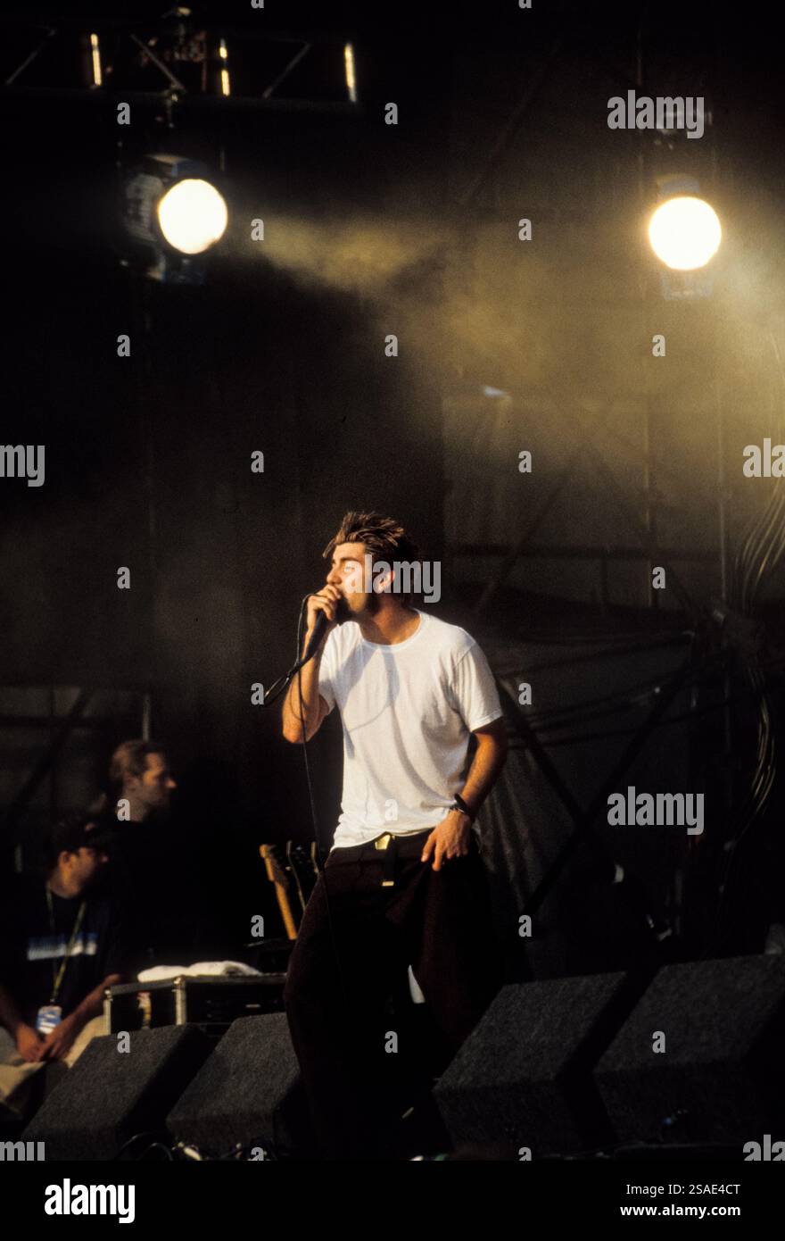 DEFTONES, READING FESTIVAL, 1998: A young Chino Moreno of the rock band ...