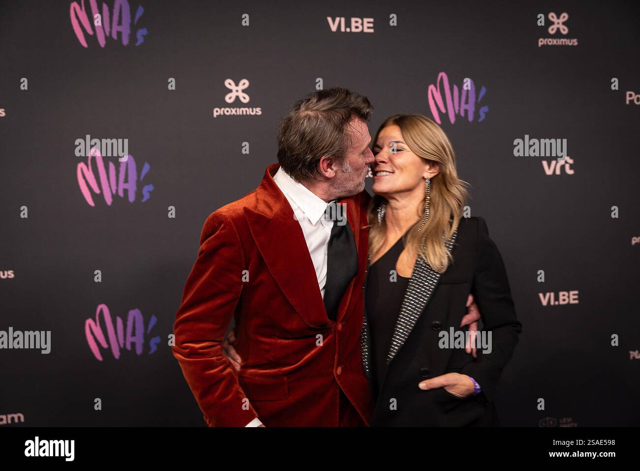Merksem, Belgium. 29th Jan, 2025. Musician Daniel 'daan' Stuyven and ...