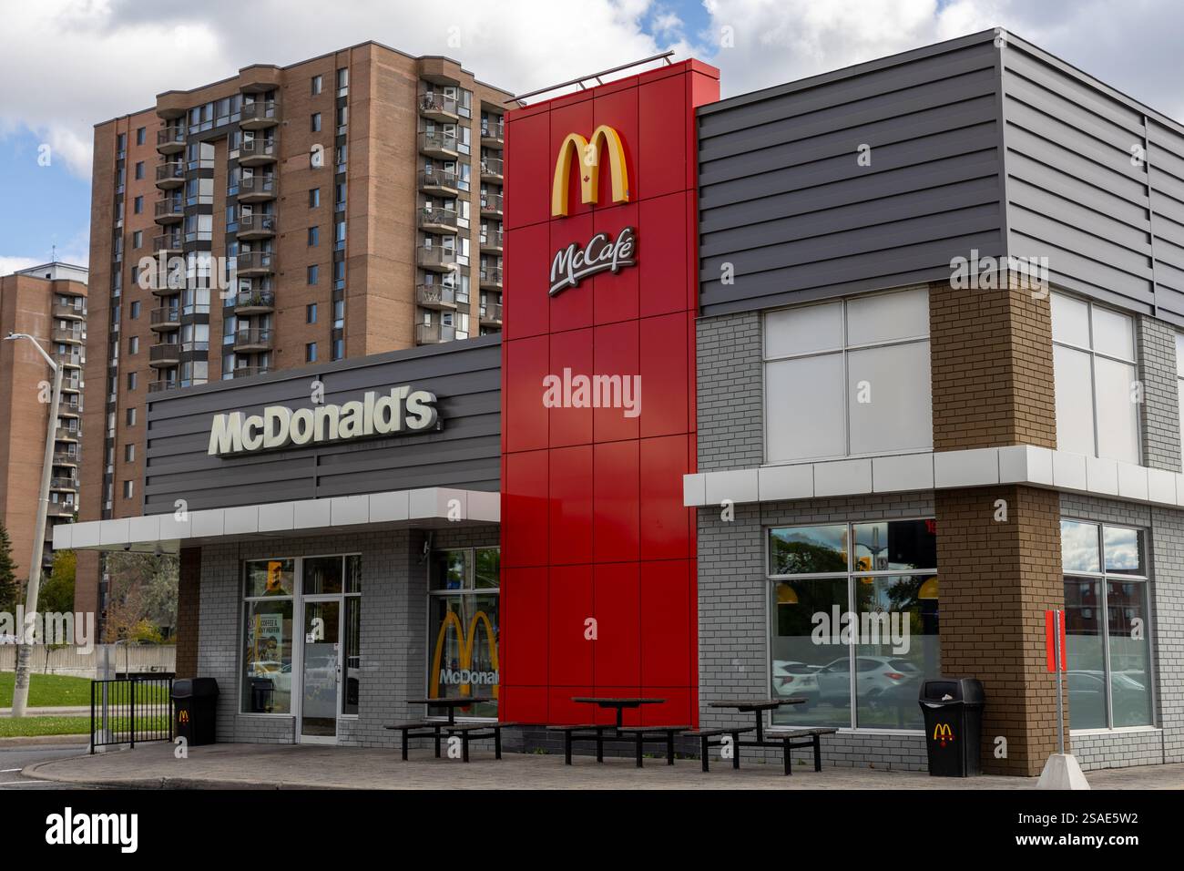 Ottawa, Canada - September 24, 2024: McDonald's fast food restaurant ...