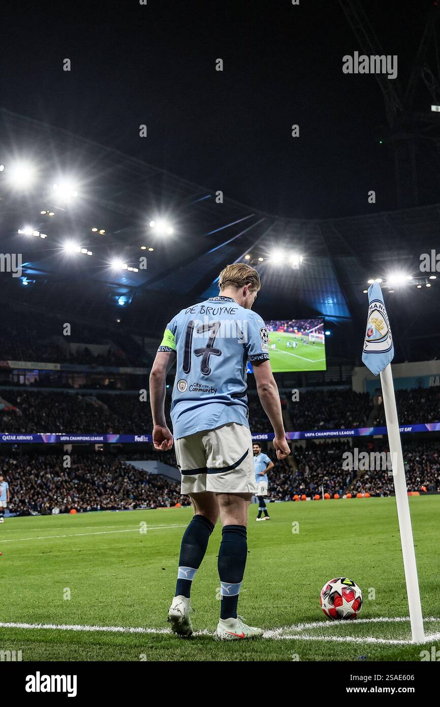 Manchester, UK. 29th Jan, 2025. Manchester City's Kevin De Bruyne ...