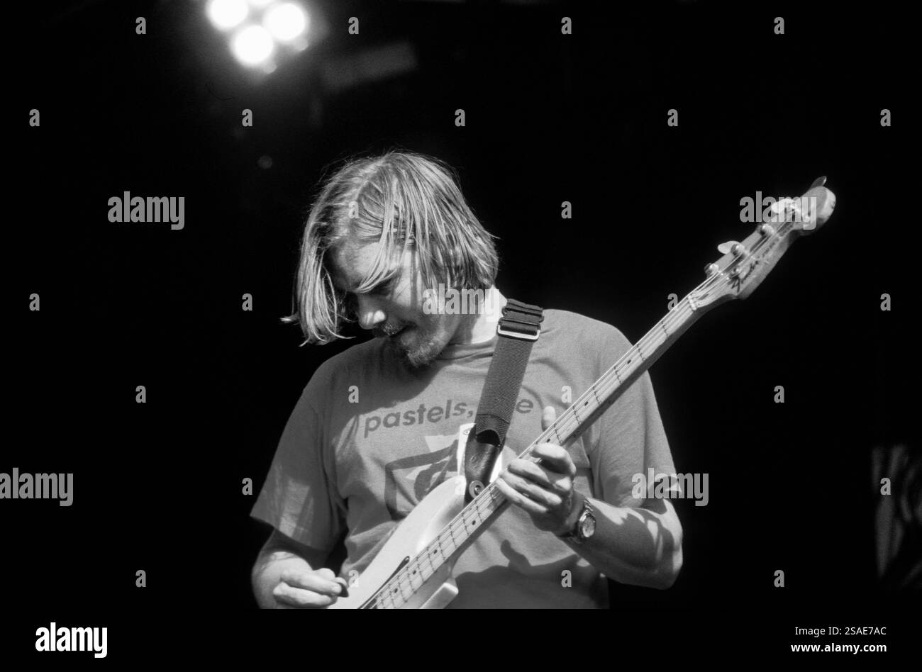 MARK IBOLD, PAVEMENT, READING FESTIVAL, 1999: Bass player Mark Ibold of ...