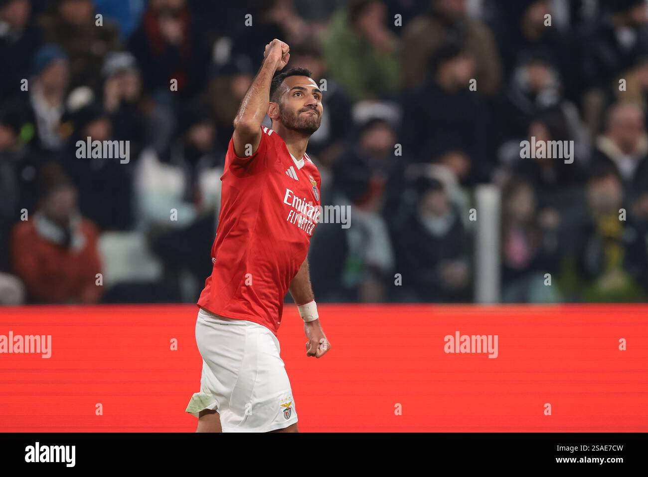 Turin, Italy. 29th Jan, 2025. Vangelis Pavlidis of SL Benfica ...