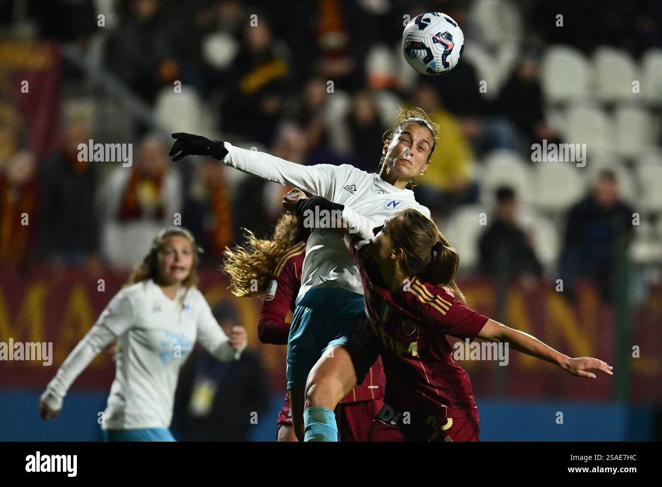 Rome, Italy. 29th Jan, 2025. Marija Banusic of Napoli Femminile is in ...
