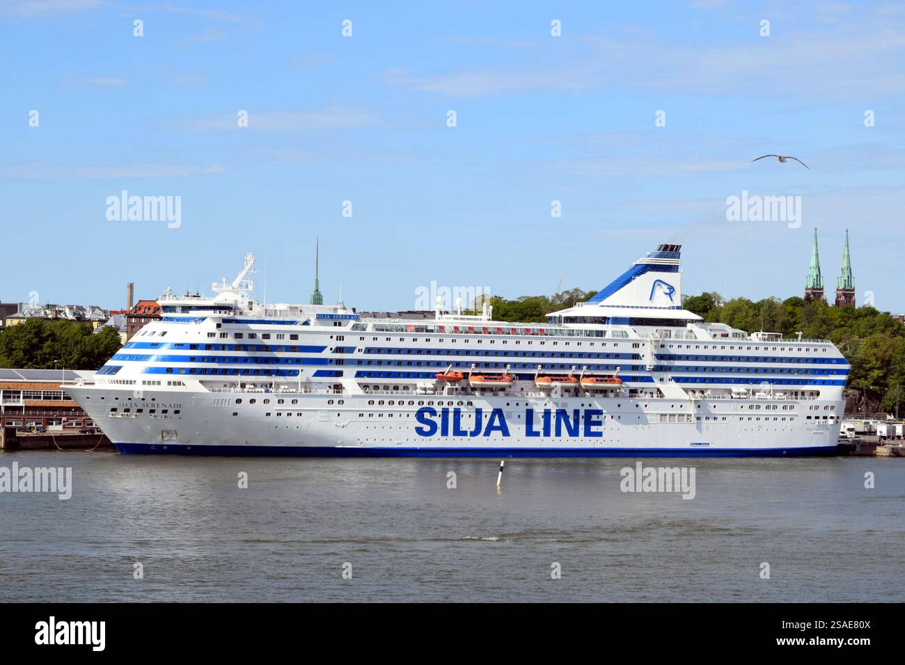 Cruise ship Silja Serenade, Port of Helsinki, Finland Stock Photo - Alamy