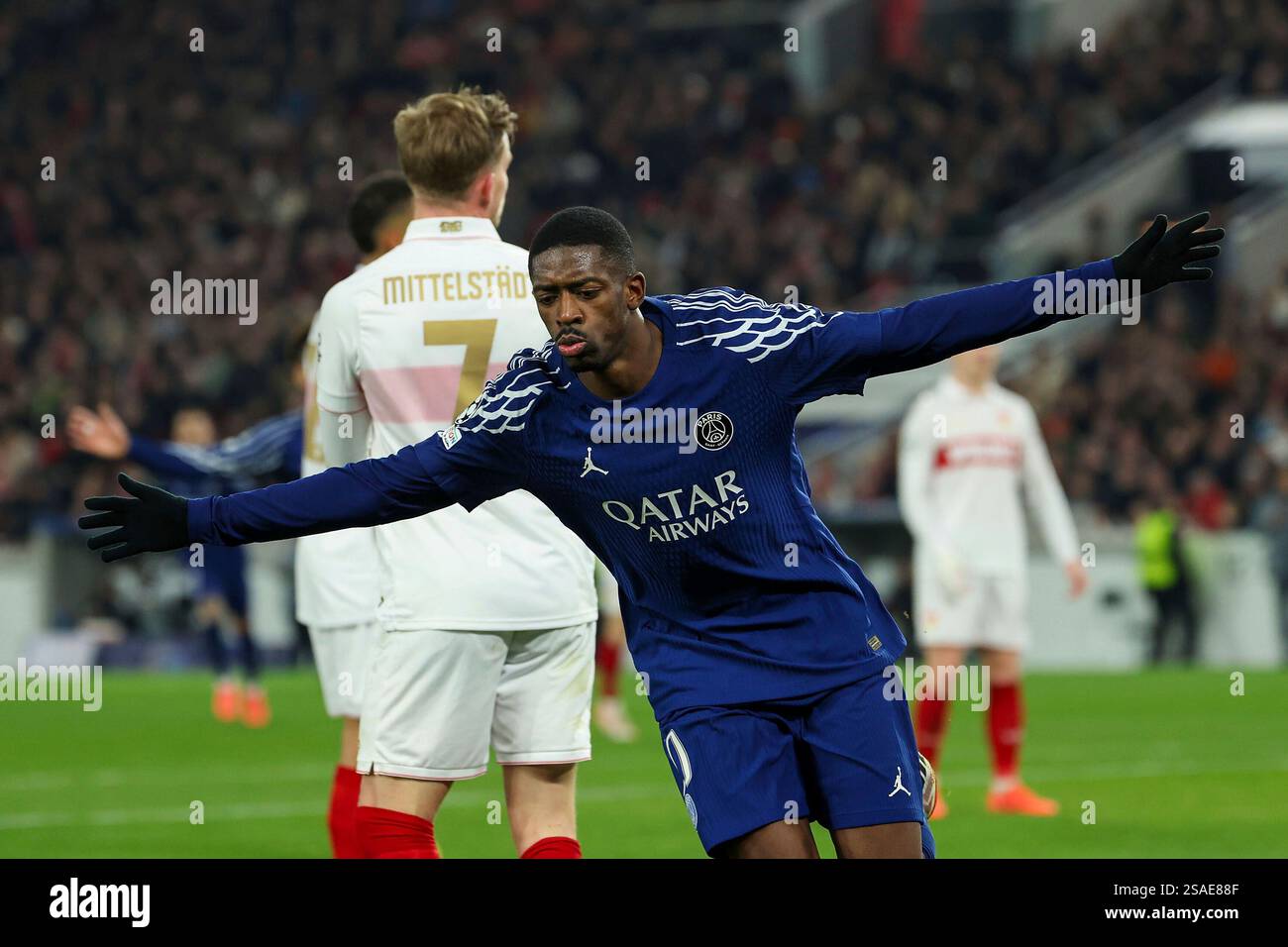 Stuttgart, Deutschland. 29th Jan, 2025. Stuttgart 29. January 2025 Uefa Champions League phase ...