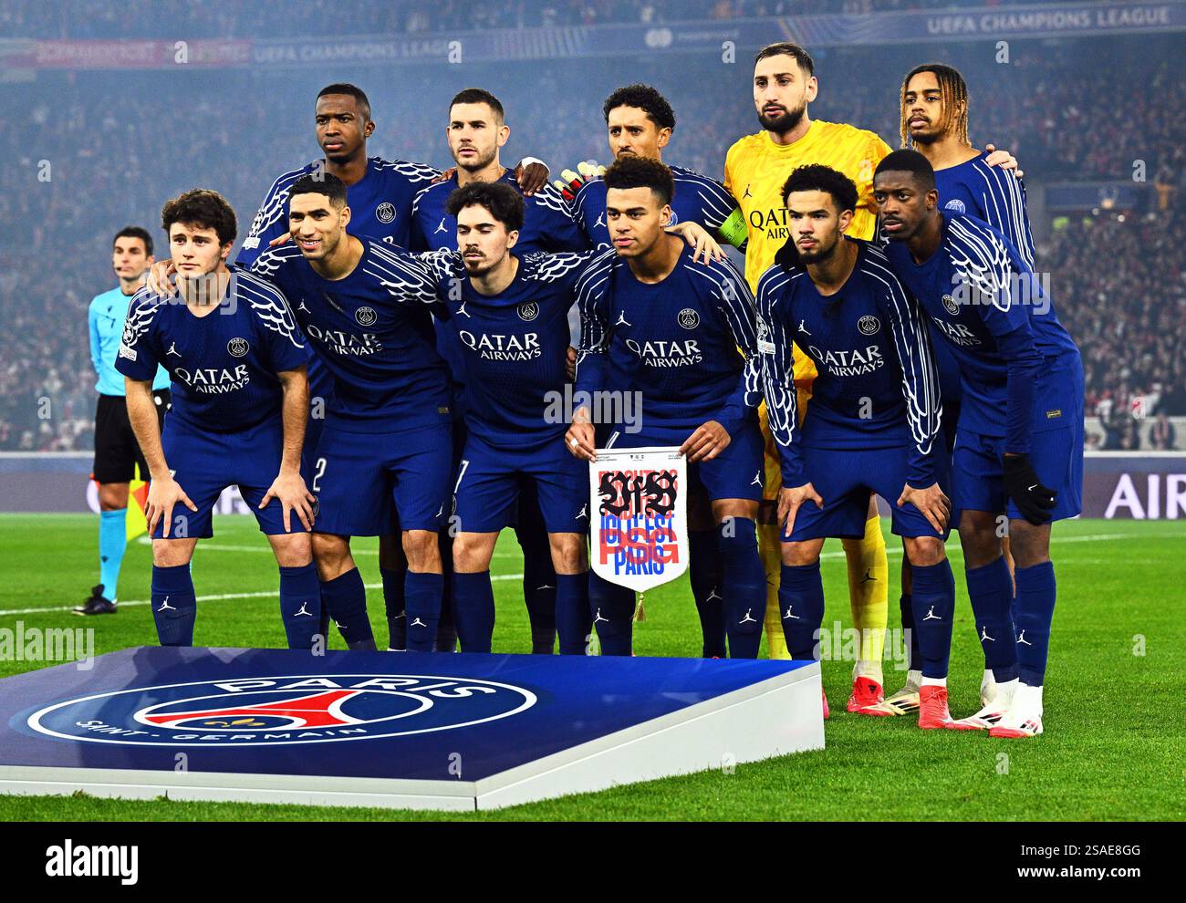 Stuttgart, Germany. 29th Jan, 2025. Soccer: Champions League, VfB ...